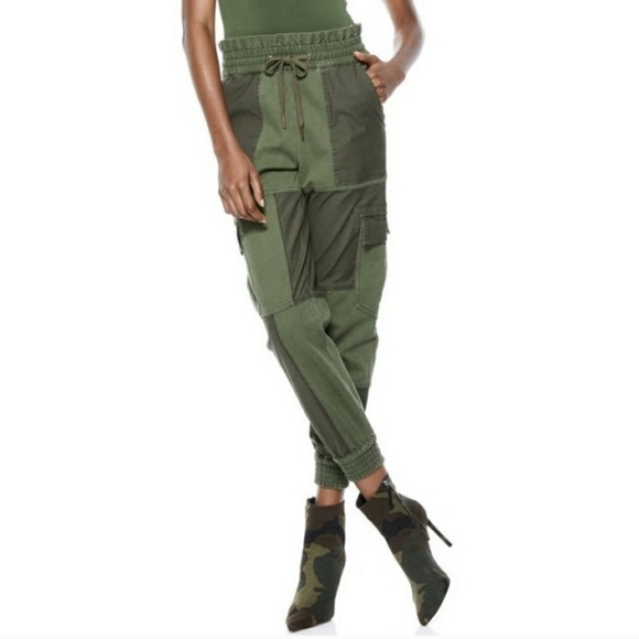 Alice + Olivia | Pants & Jumpsuits | Nwt Alice Olivia Tribeca Patchwork Jogger Pants | Poshmark